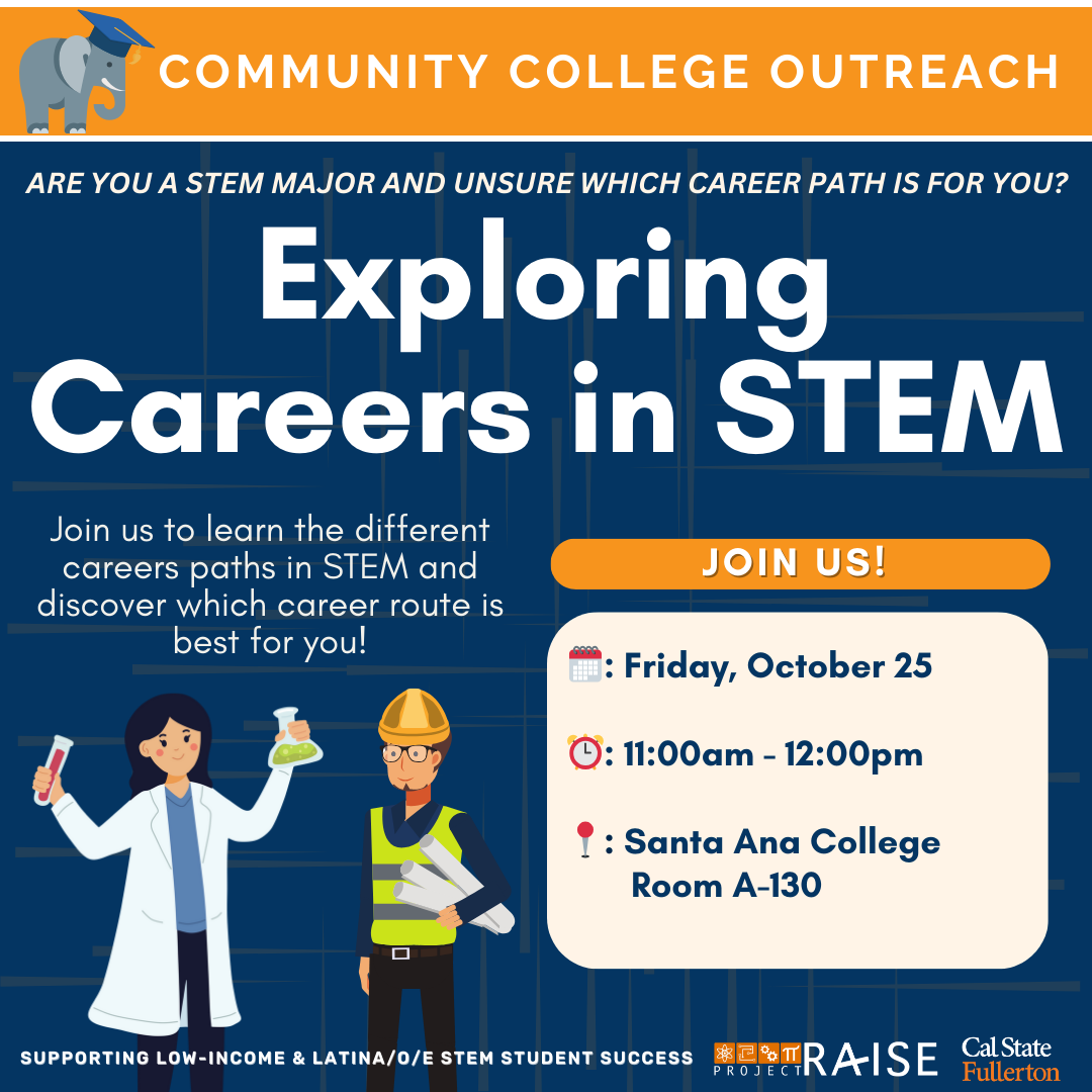 Information Sessions - Project RAISE | CSUF
