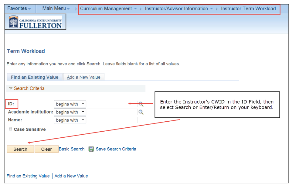 Term Workload Guide | CSUF - Scheduling Office