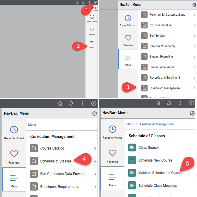 How to Make Schedule Changes in CMS | CSUF - Scheduling Office