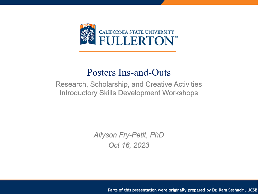 workshops | CSUF - UROC