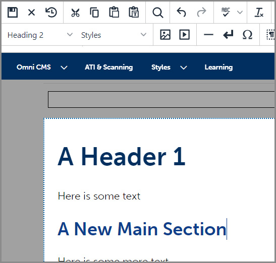 Toolbar Basics | CSUF - Web Services